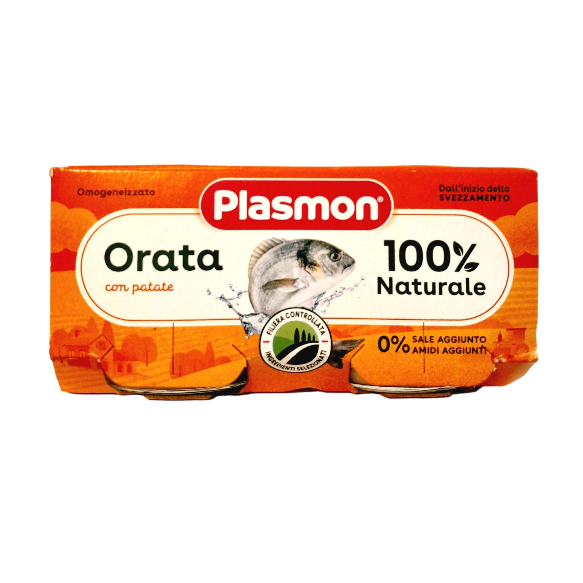 PLASMON BABY FOOD PUREE FISH GR 80 X 2 GILTHEAD BREAM ORATA AND POTATO ...